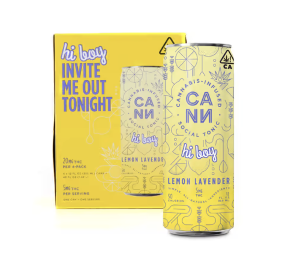 CANN - Cann - Lemon Lavender Seltzer Hi Boys 4 Pack